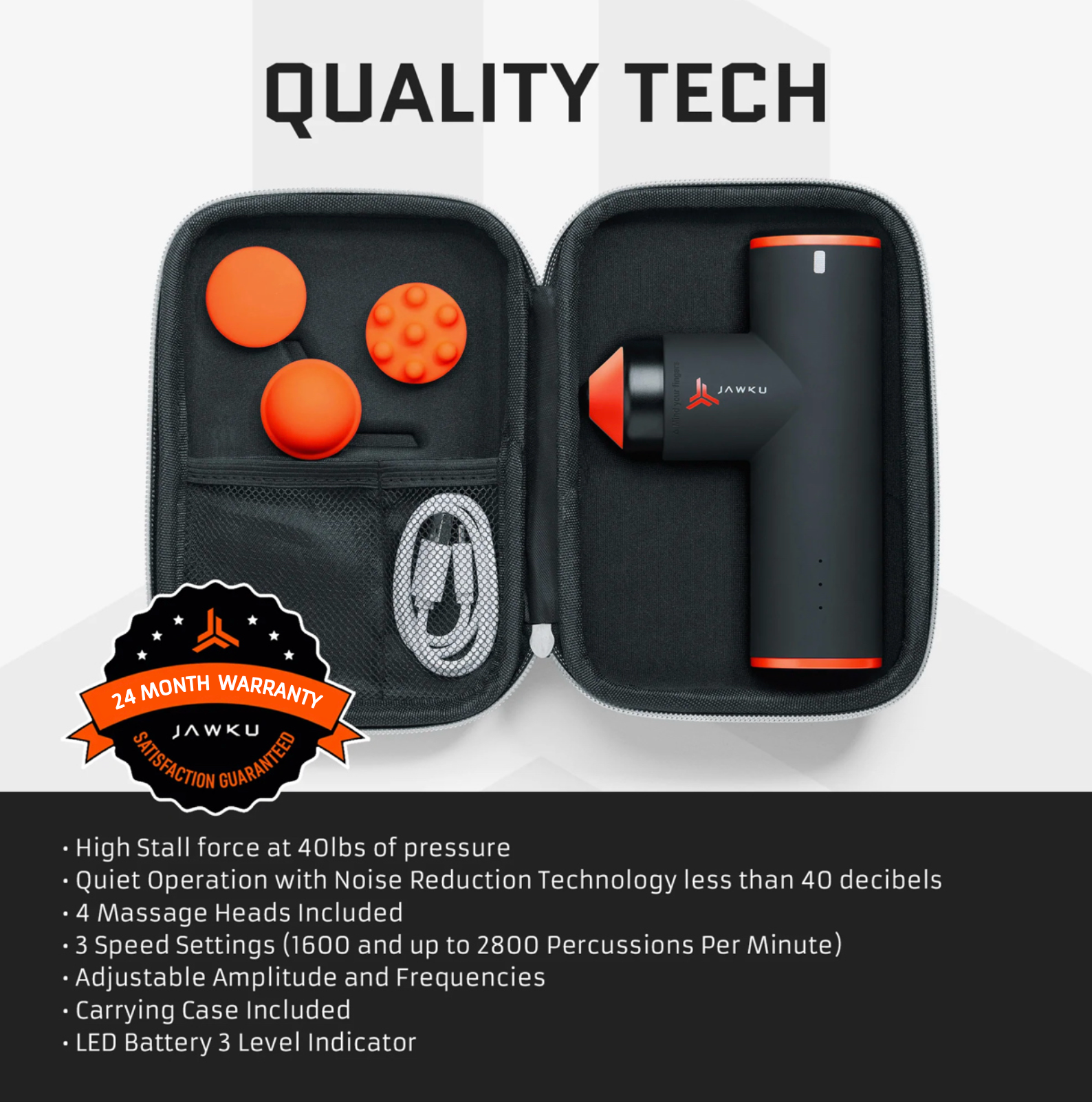 JAWKU Muscle Blaster | Best Muscle Massage Gun For Athletes
